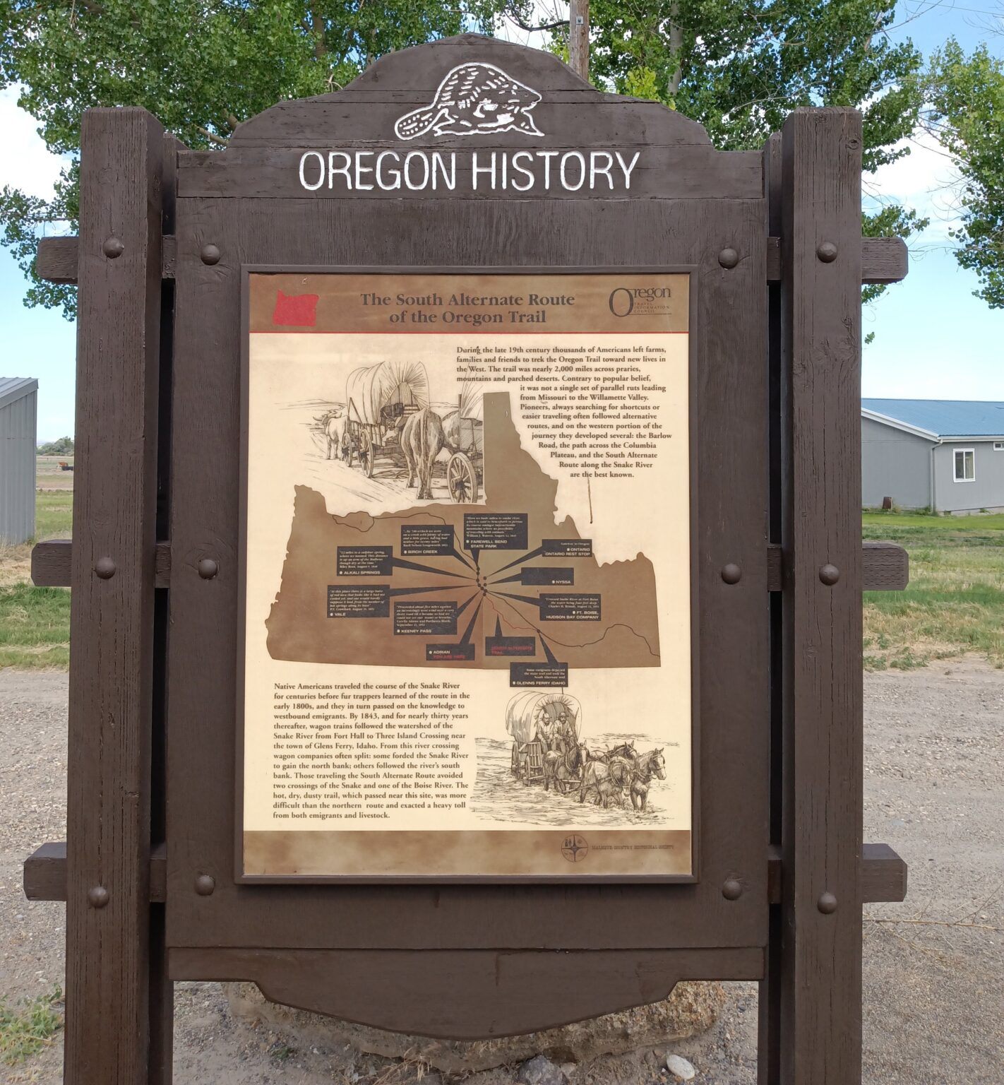 South Alternate Route of the Oregon Trail - Oregon Travel Information ...