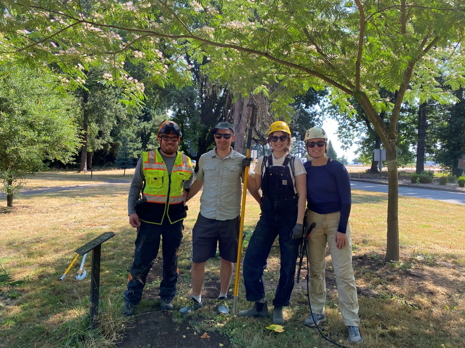 2023 ODF Crew at Grove of the States - Oregon Travel Information Council